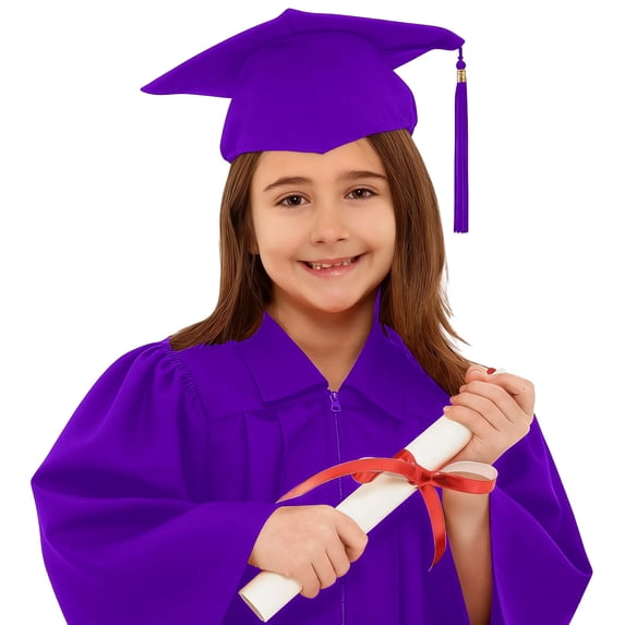 MDUKONU Kids Preschool Graduation Cap and Gown Set Class of 2026 Unisex ...