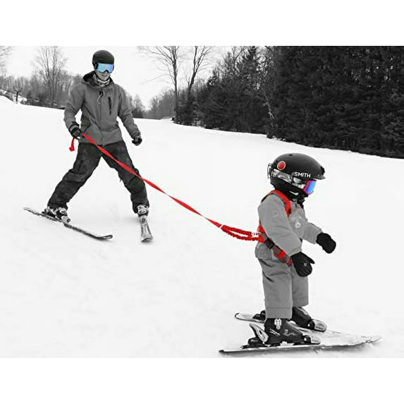 MDXONE Kids SKI Trainer Child SKI Harness with Absorb bungees 9' rope ...