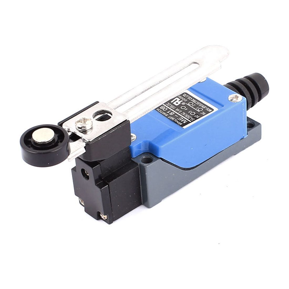 ME-8108 Adjustable Roller Lever Limit Switch 2NO 2NC AC250V 5A DC115V 0 ...