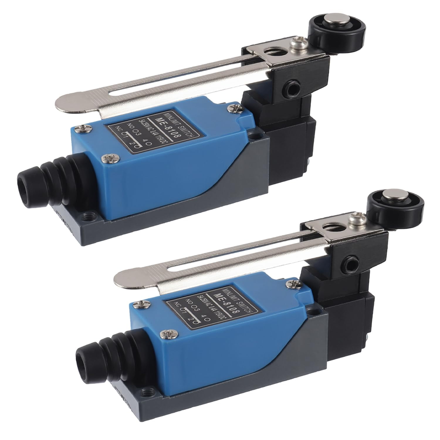 ME-8108 Momentary Limit Switch Adjustable Roller Lever Arm arduino ...