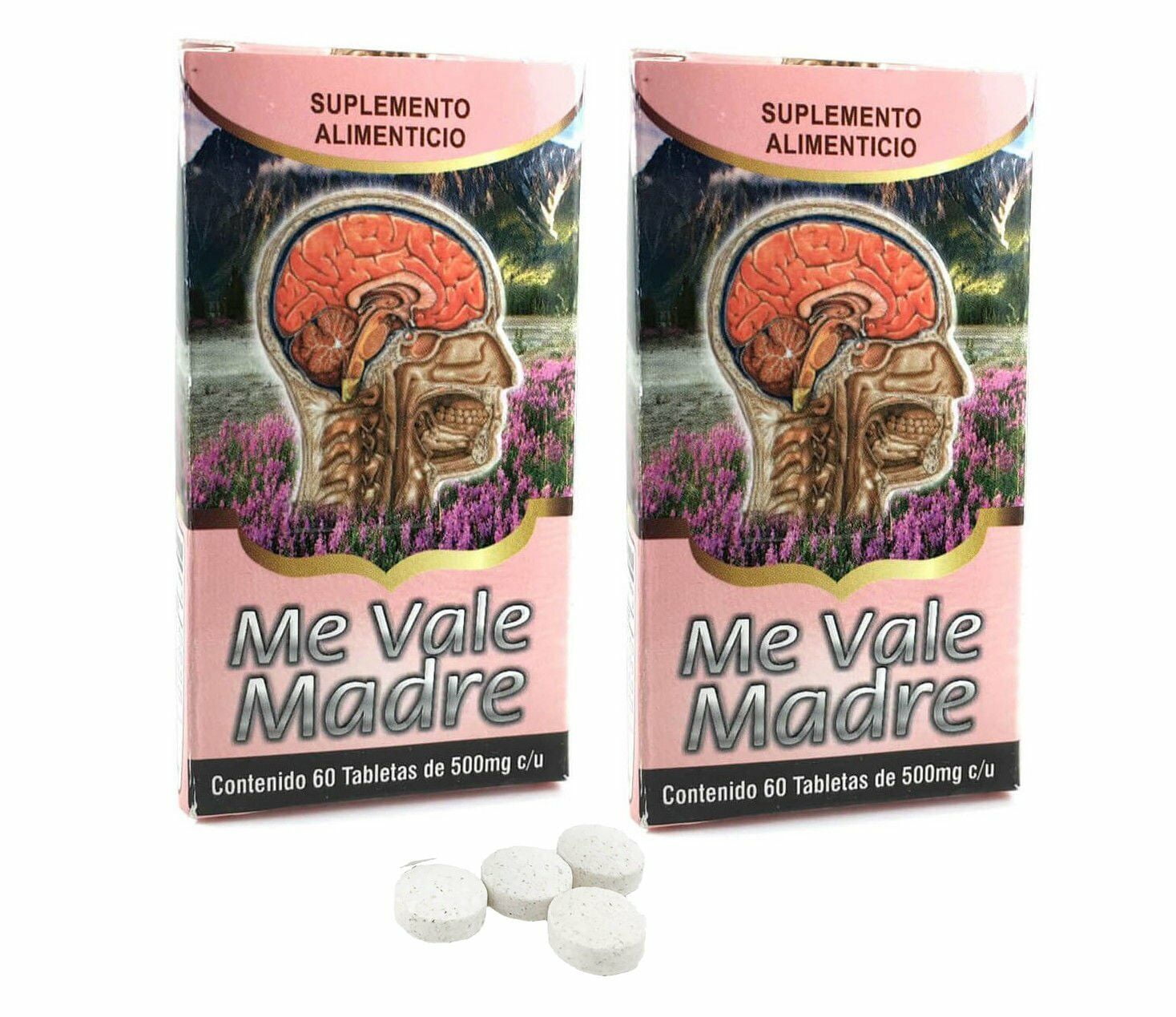 ME VALE MADRE Tablet Supplement 500 Mg 60 Tablet ( Pack of 2) - Walmart.com