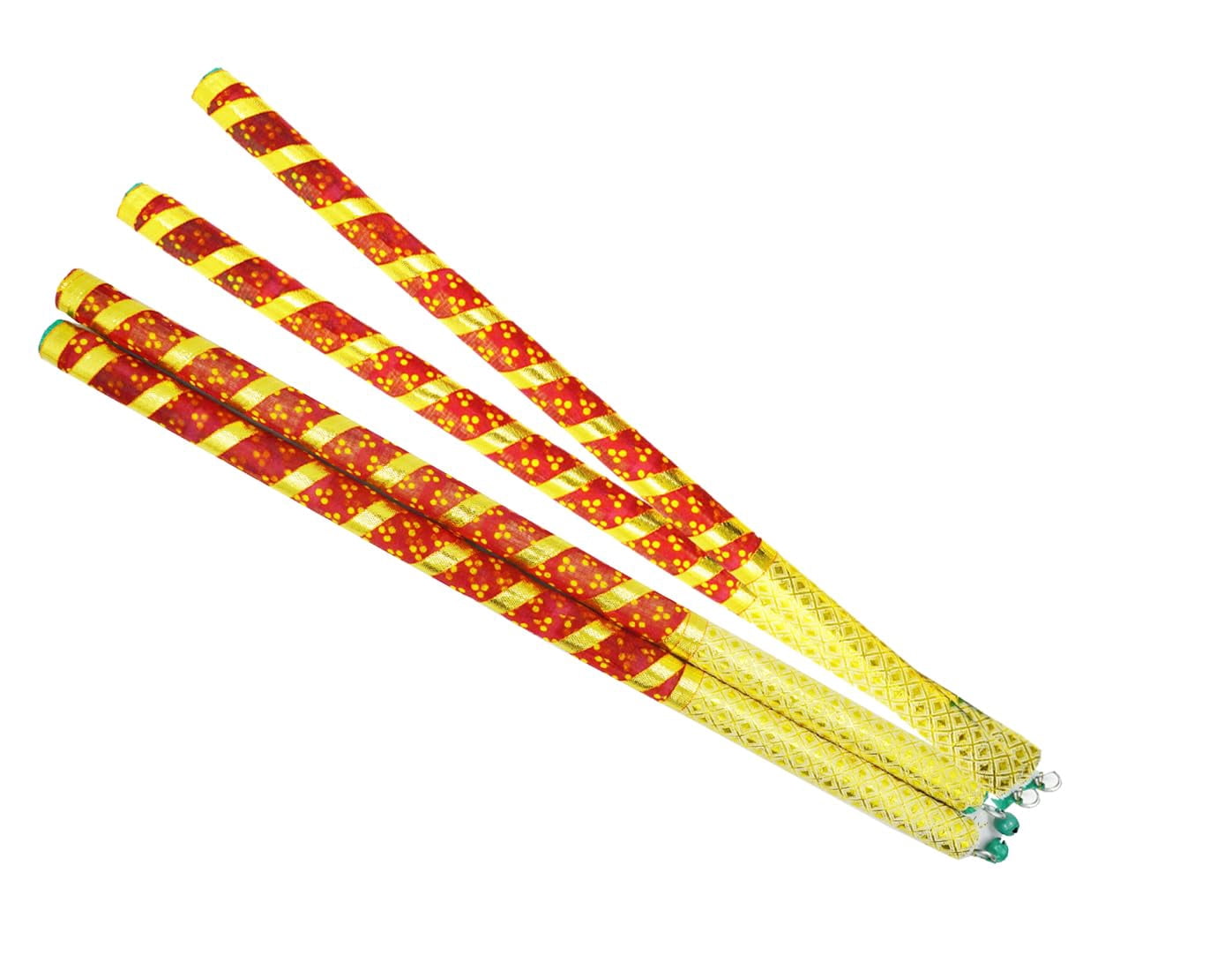 ME YOU Handmade Decorative Wooden Dandiya Garba Sticks Designer Dandiya ...