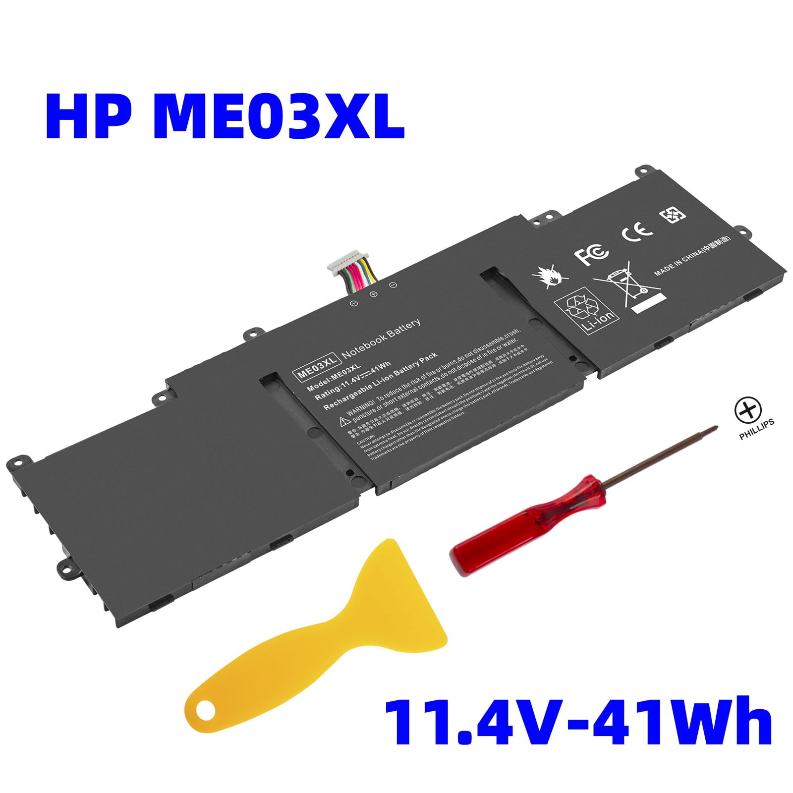 ME03 Replacement Laptop Battery for HP Stream 11-D 13-C Series 13 ...