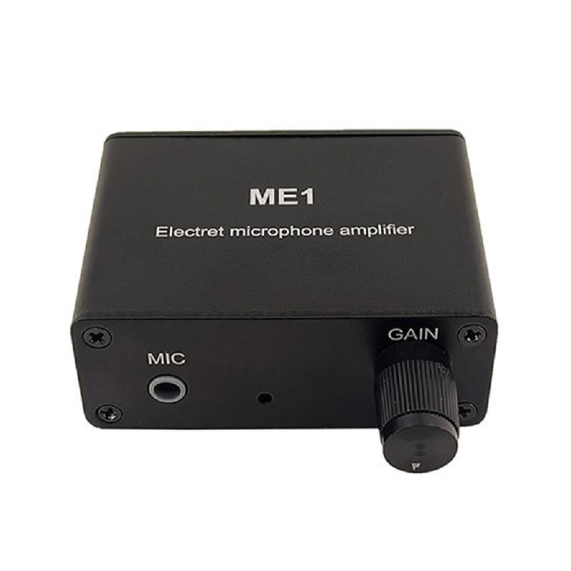 ME1 Portable Amplifier For Mics 20dB Gained Control Adjustable DC5 12V ...