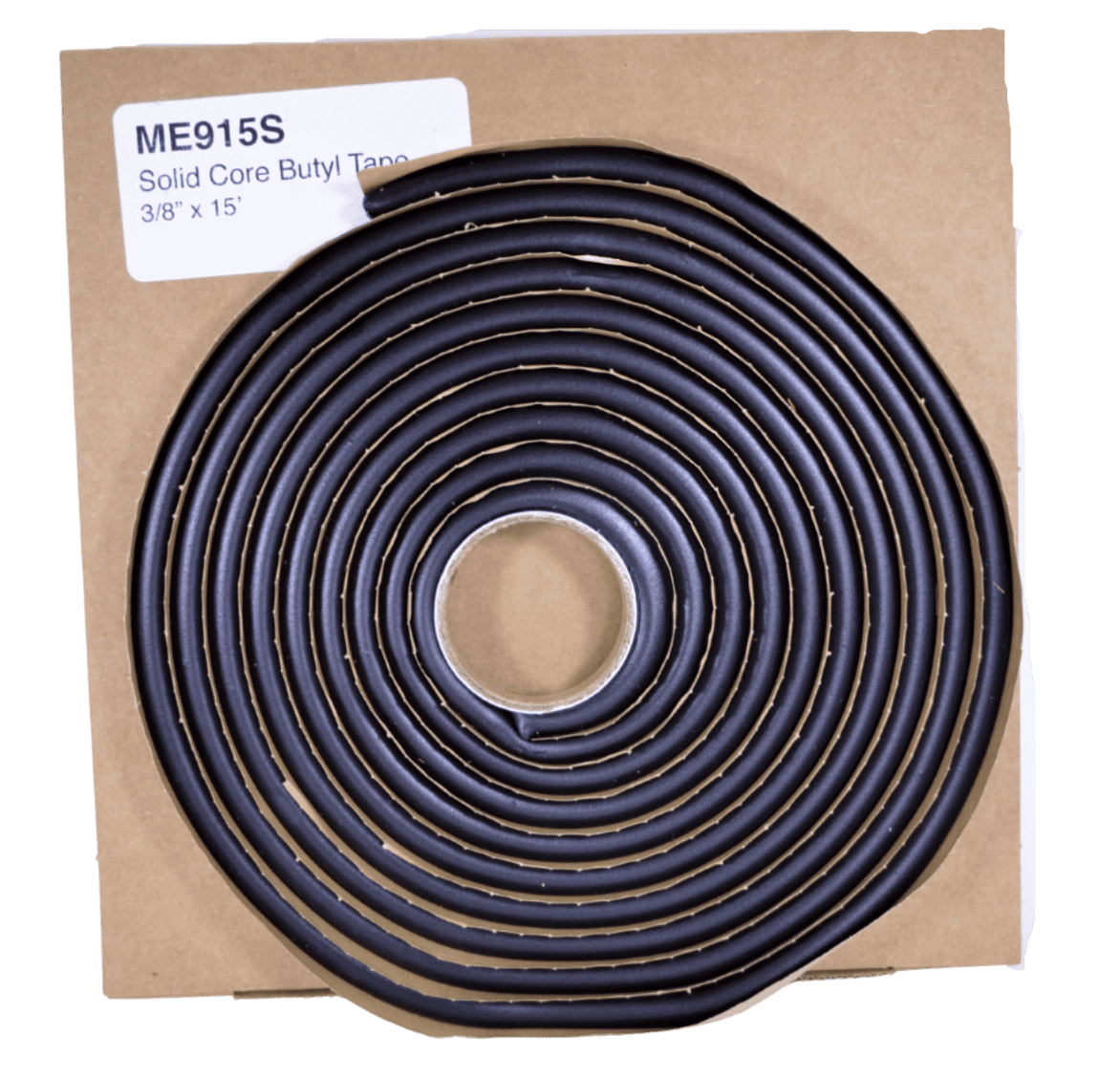 ME915S 3/8" Round Butyl Tape 15' Roll Auto Glass Adhesive Soft Seal ...
