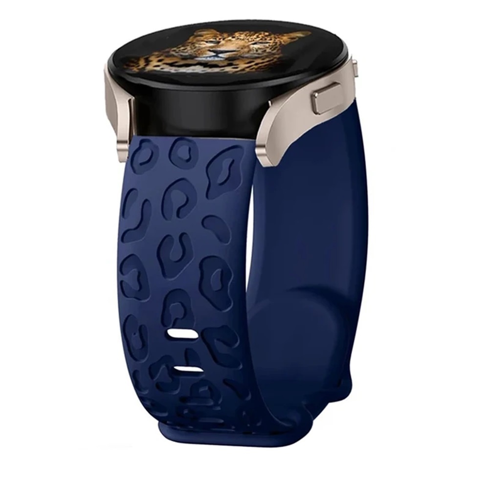 MEA Silicone strap for Samsung Galaxy Watch 6 5 4 Leopard Carved band ...
