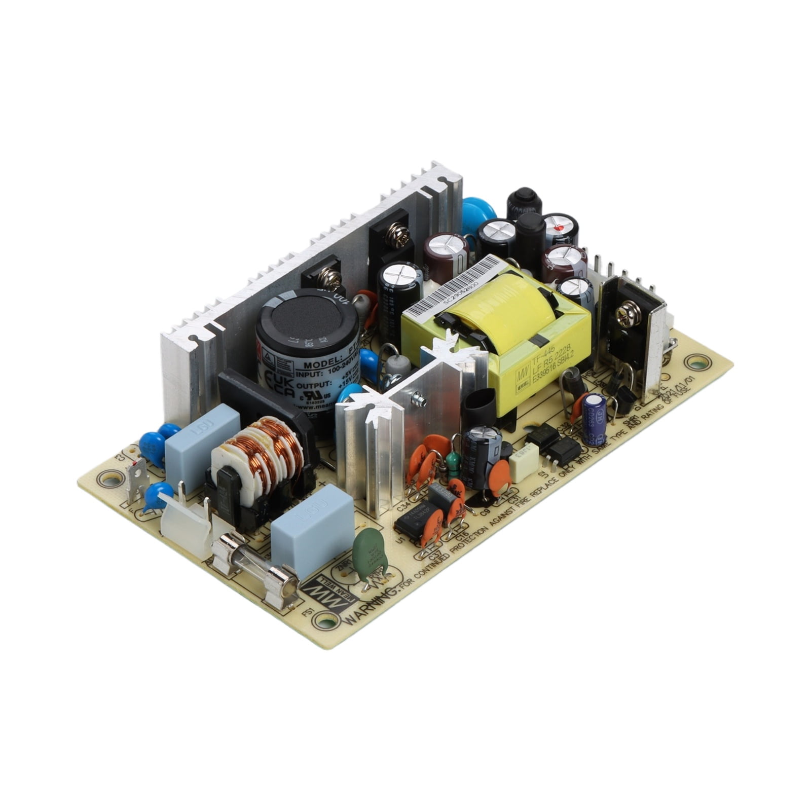 MEAN WELL PT-45C 43.5W Triple Output Power Supply 5V/15V/-15V for ...
