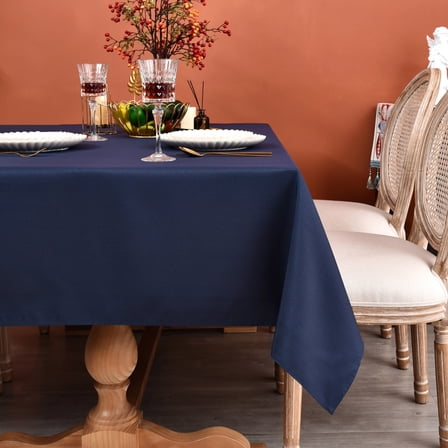 Blue Ruffled Gingham Tablecloth 60" x 60" - Walmart.com
