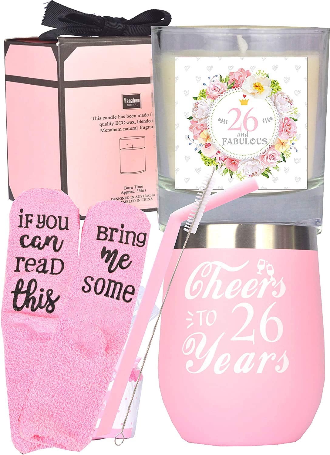 MEANT2TOBE 26th Birthday Gifts and Decorations for Women - Celebrate in ...