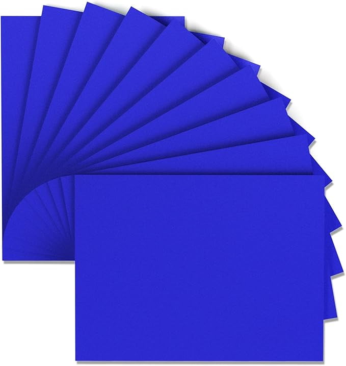 MEARCOOH 10 PC Blue Foam Sheets Crafts Clearance 9x12 Inch 2mm Eva ...