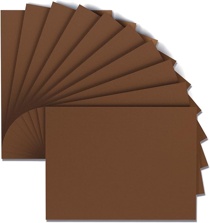 MEARCOOH 10 PC Brown Foam Sheets Crafts Clearance 9x12 Inch 2mm Eva ...