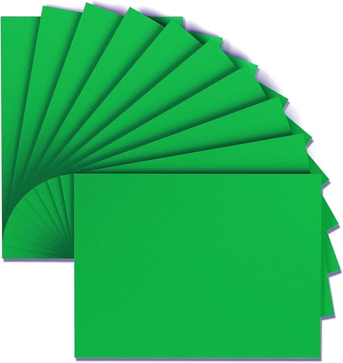 MEARCOOH 10 PC Green Foam Sheets Crafts Clearance 9x12 Inch 2mm Eva ...