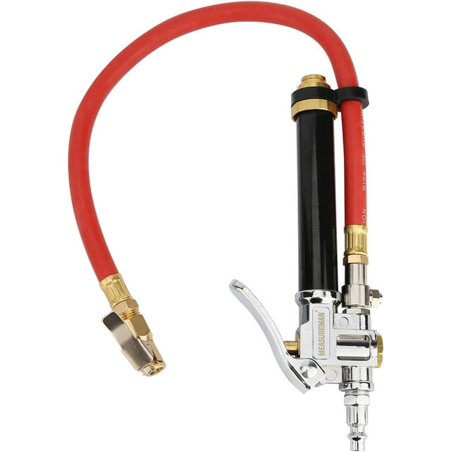 MEASUREMAN Heavy Duty Bayonet Style Tire Inflator, Aluminum Body, 20 ...
