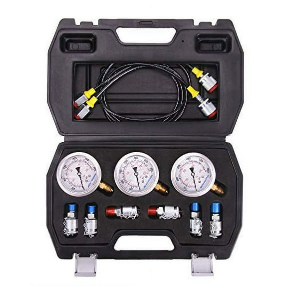 MEASUREMAN Portable Excavator Hydraulic Pressure Test Coupling Kit ...