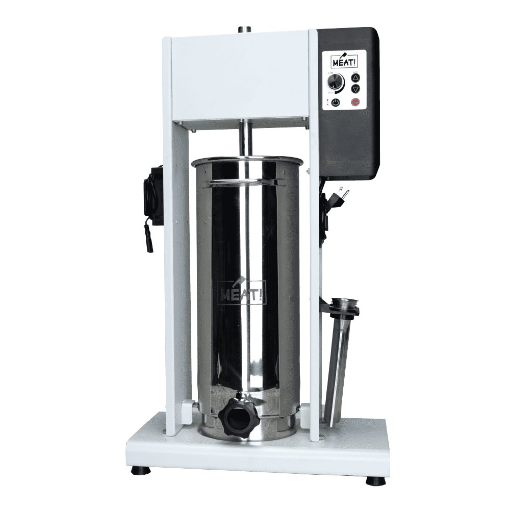 MEAT! Motorized Sausage Stuffer with 25LB Stainless Steel Cannister ...