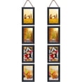 MEBRUDY 4x6 Picture Frame Collage, 8 Opening Vertical Wall Hanging ...