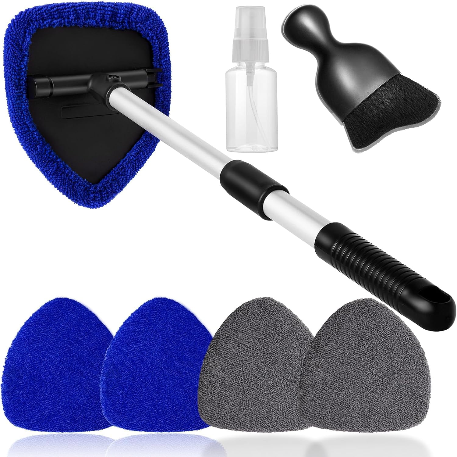 MEC 7pcs Windshield Cleaner Tool Car Window Cleaning Wash Kit with 4 ...