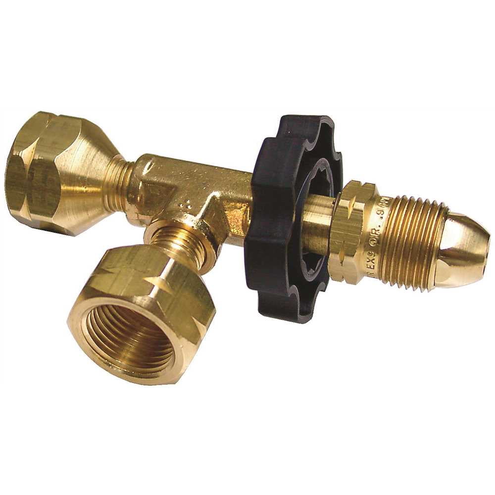 MEC ME416 M-Pol x F-Pol x F-Pol Tee Assembly 0.9 GPM Excess Flow ...