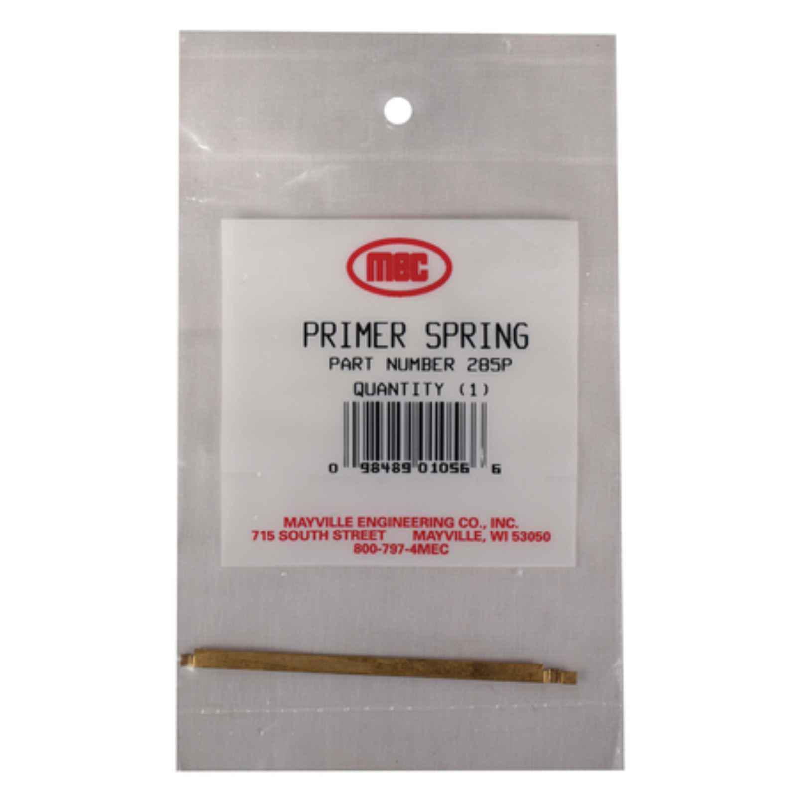 MEC Primer Spring Replacement for Reloaders, Fits Primer Trays 285A3 ...