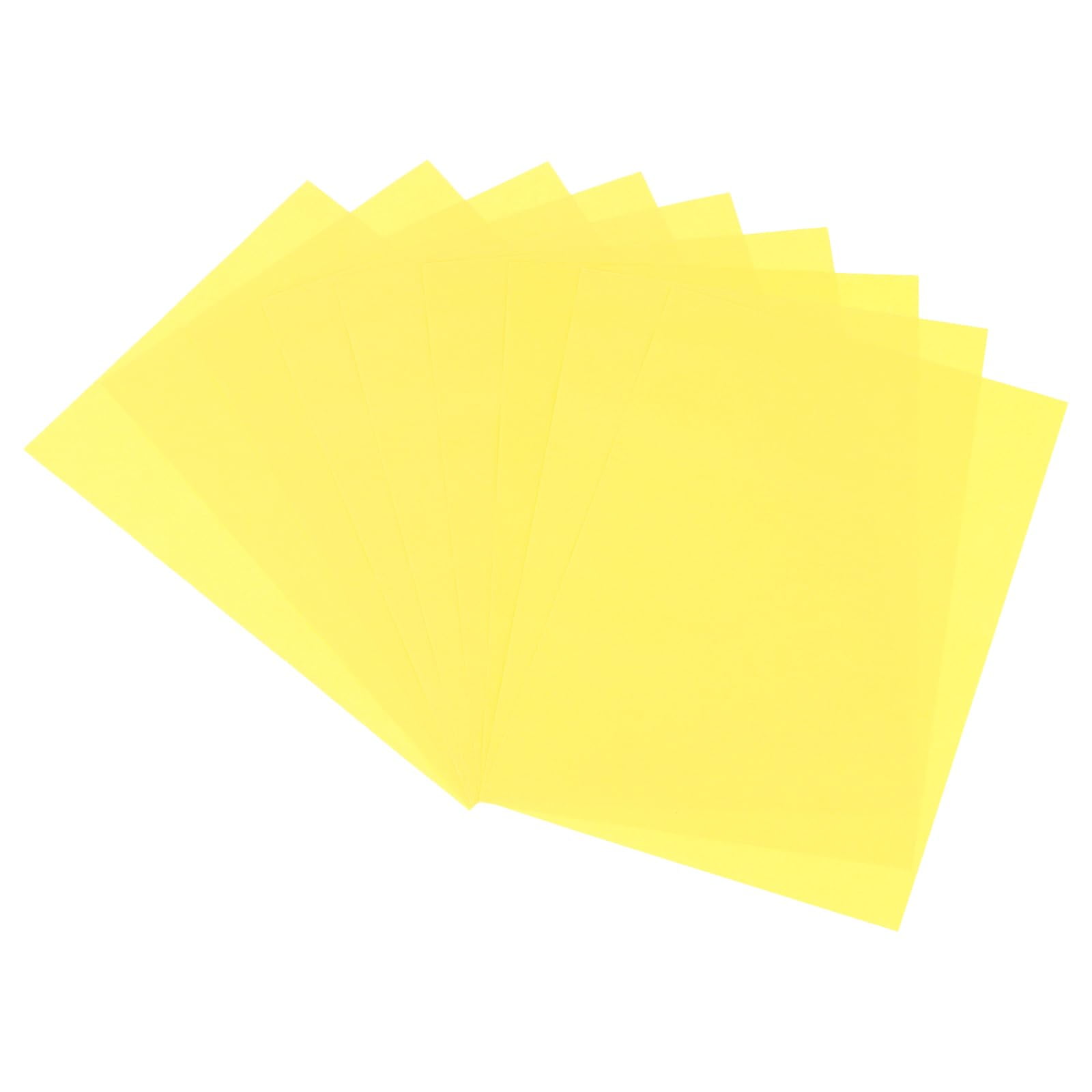 MECCANIXITY 100PCS Bright Yellow Color Cardstock, 8" x 6" Origami ...