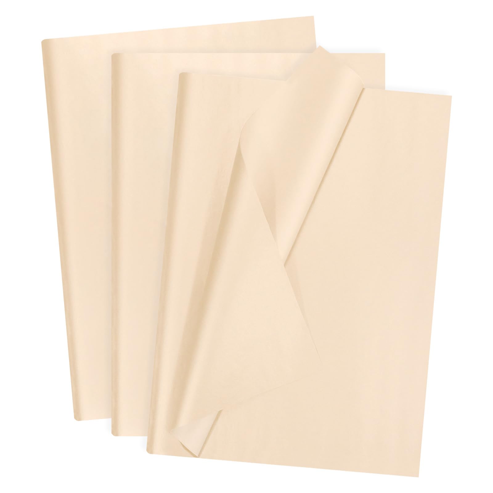 MECCANIXITY 40 Sheets Champagne Waterproof Tissue AIS1 Paper 20x28 Inch ...