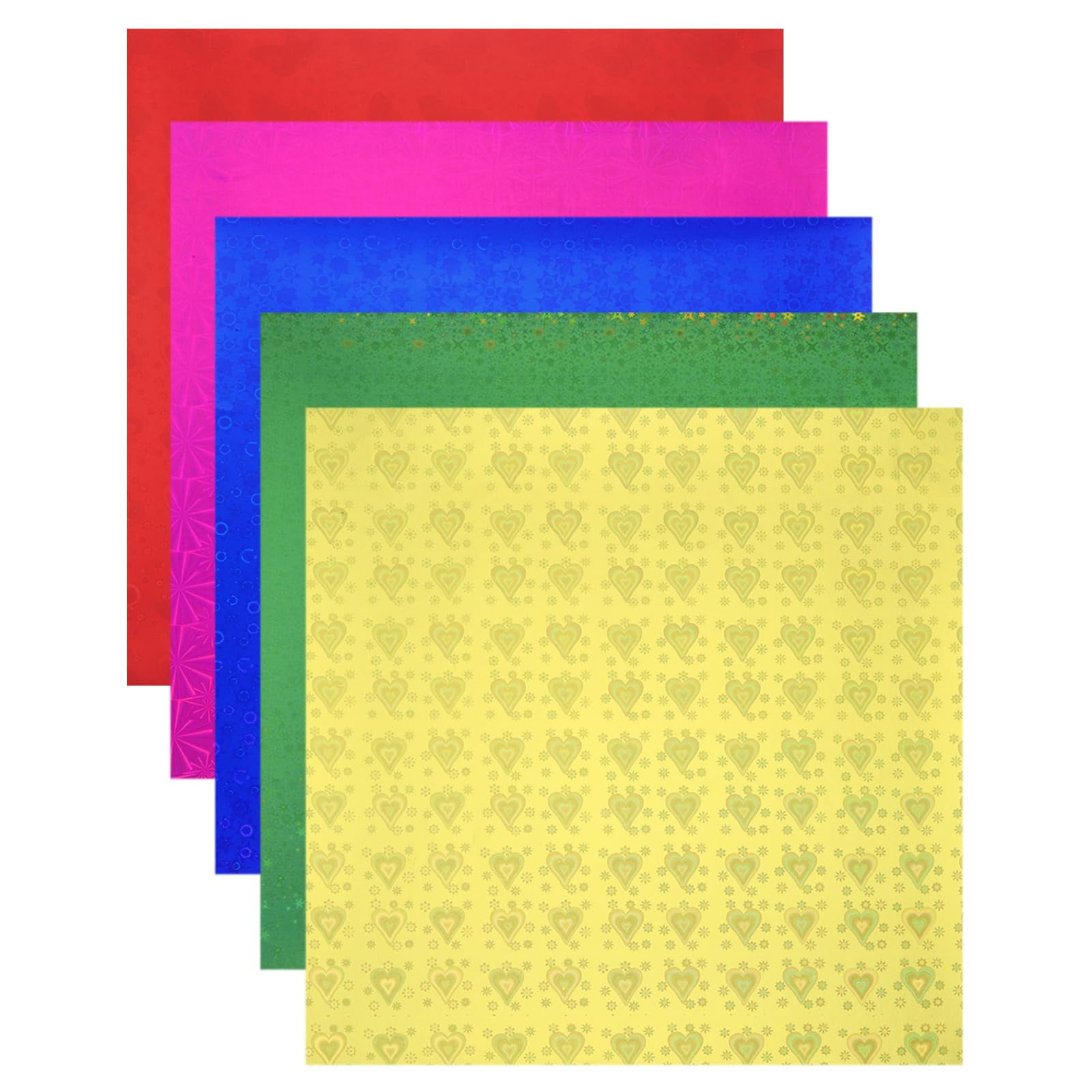 MECCANIXITY 50 Sheets Glitter MMF7 Origami Paper 8x8 Inch Metallic ...