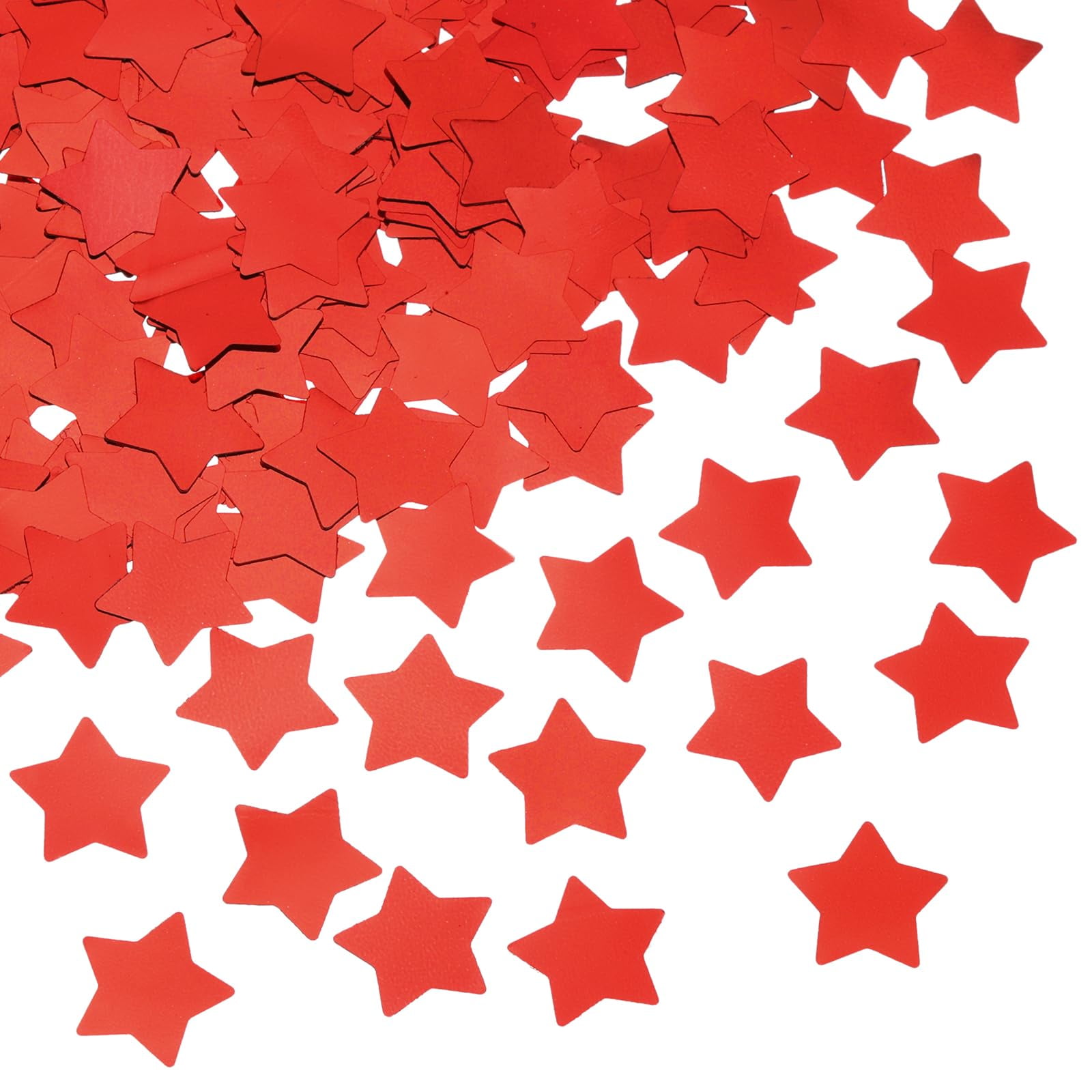 MECCANIXITY 60g Star Confetti MMF7 Star Glitter Confetti Paper Red ...