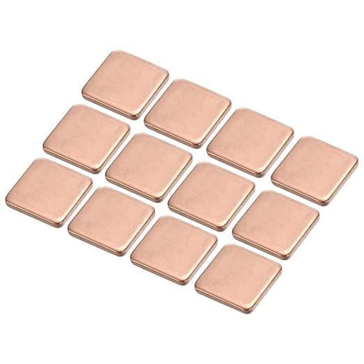 MECCANIXITY Heatsink Copper Pad Shim 15mm x 15mm x 2mm Thermal ...