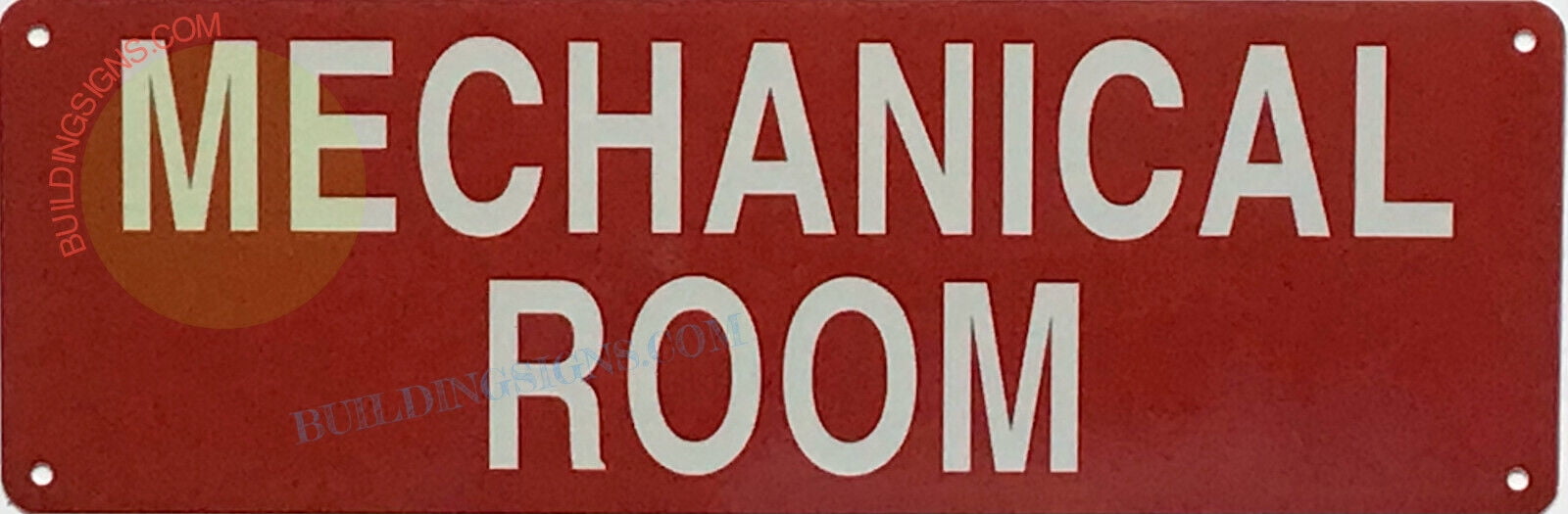 Mechanical Room Sign