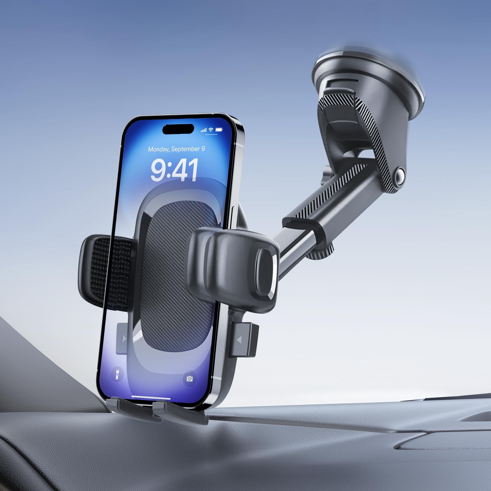 MECHRIG Car Mount IFF17 - Super Strong Suction Holder for Dashboard ...