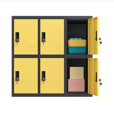 BENTISM 9 Doors Metal Locker Metal Storage Cabinet Locker Employees ...