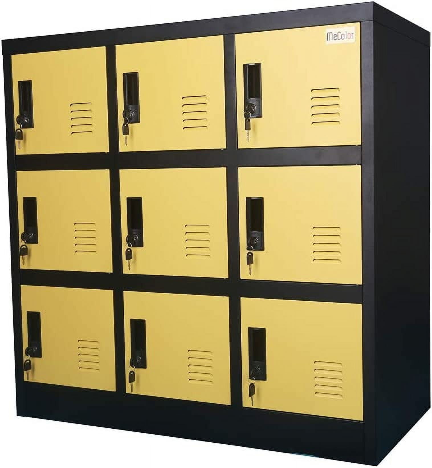 MECOLOR Metal Tool Cabinet Office or Workshop Heavy Duty Storage Locker ...