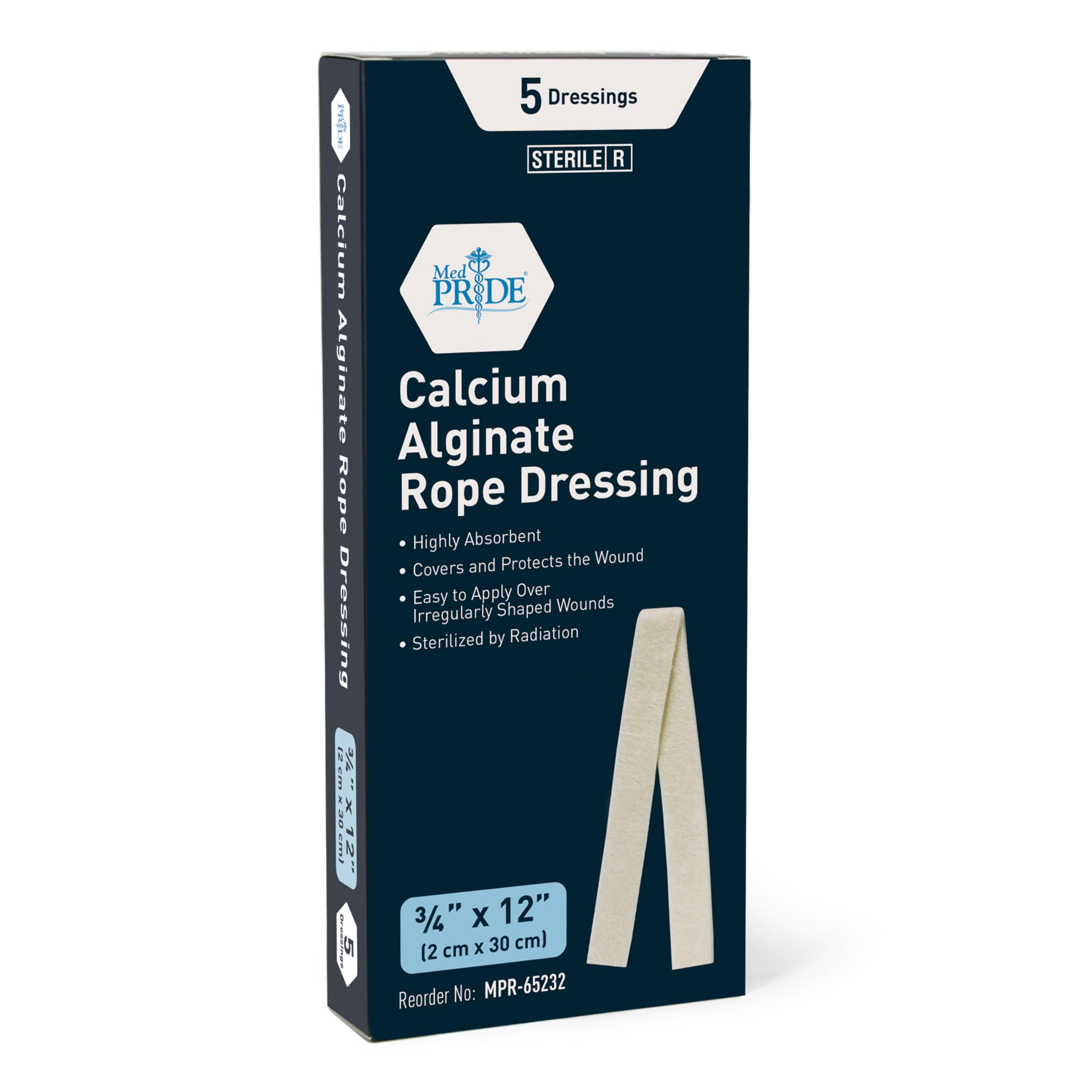 MED PRIDE Calcium Alginate STF9 Rope Dressing [Pack of Sterile ...