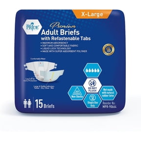 NorthShore MegaMax Adult Overnight Diapers, 12-Hour Tab-Style, Large ...
