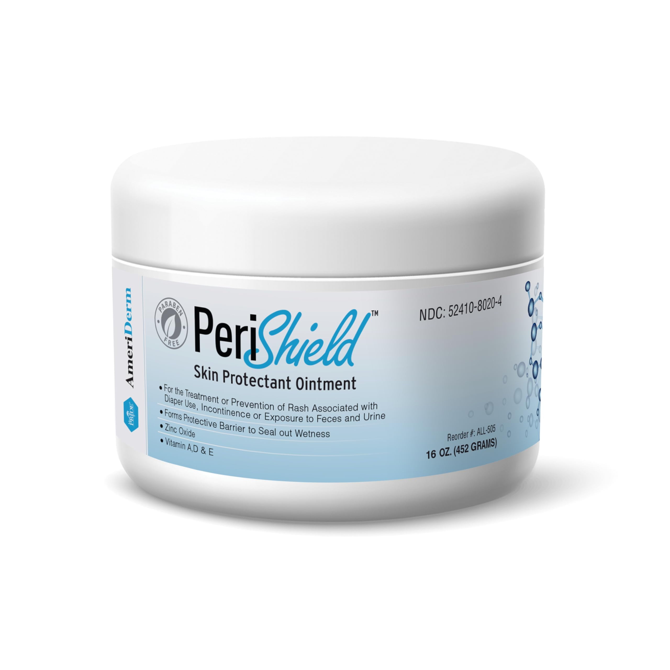 MED PRIDE Skin Protectant DHF10 16 oz Diaper Rash Ointment Zinc-Oxide ...