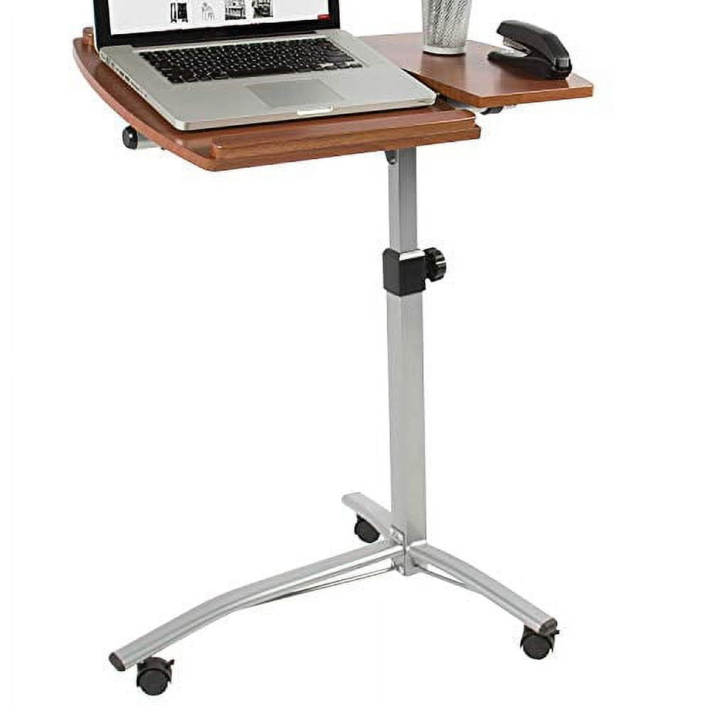 MEDA |Angle & Height Adjustable Rolling Laptop Desk Cart Over Bed ...