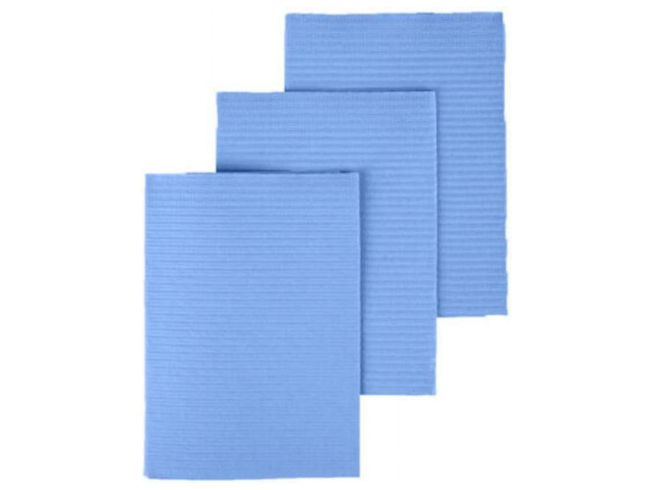 MEDICOM Dental Bibs, 2 Ply Tissue+ 1 Ply Poly, 13x18 in, Adult, Unisex ...