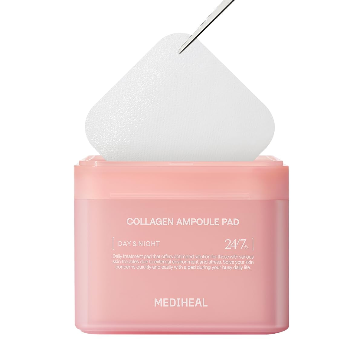 MEDIHEAL Collagen Ampoule Facial SAF21 Toner Pads - Collagen & Ceramide ...