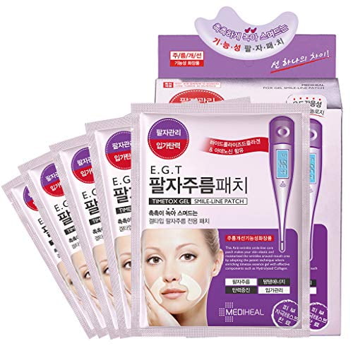 MEDIHEAL E.G.T Timetox Gel Smile-line Patch 5 Pouch - Anti-Wrinkle ...