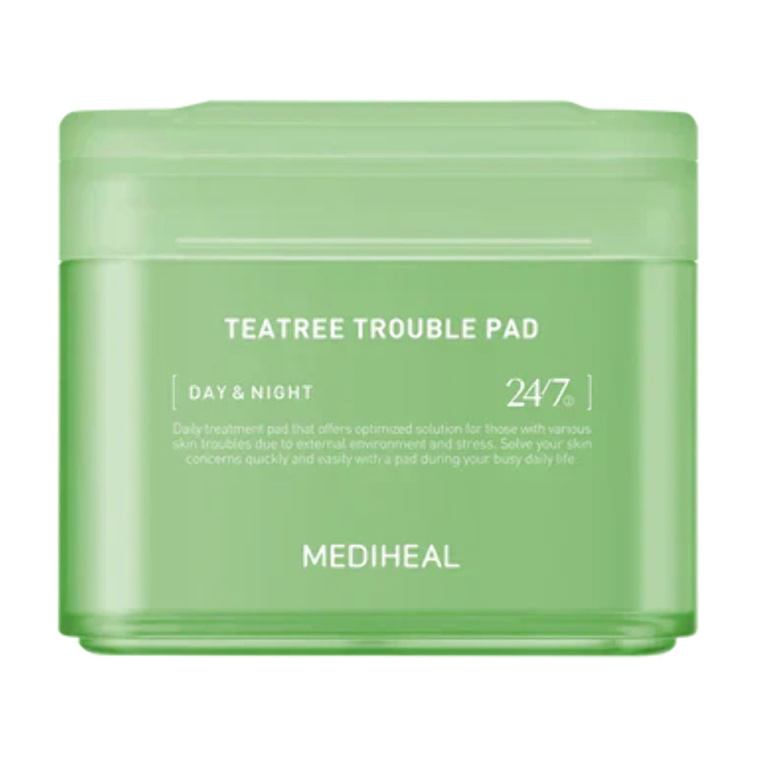 MEDIHEAL Teatree Trouble Facial Toner Pads Vegan Face Gauze, 100 Pads ...
