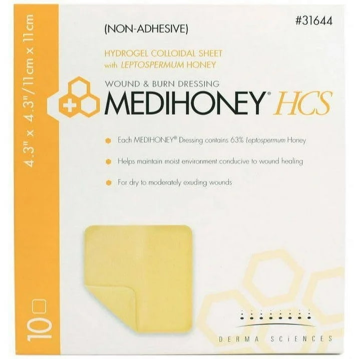 MEDIHONEY Hydrogel Colloidal Sheet Dressing with Active Leptospermum ...
