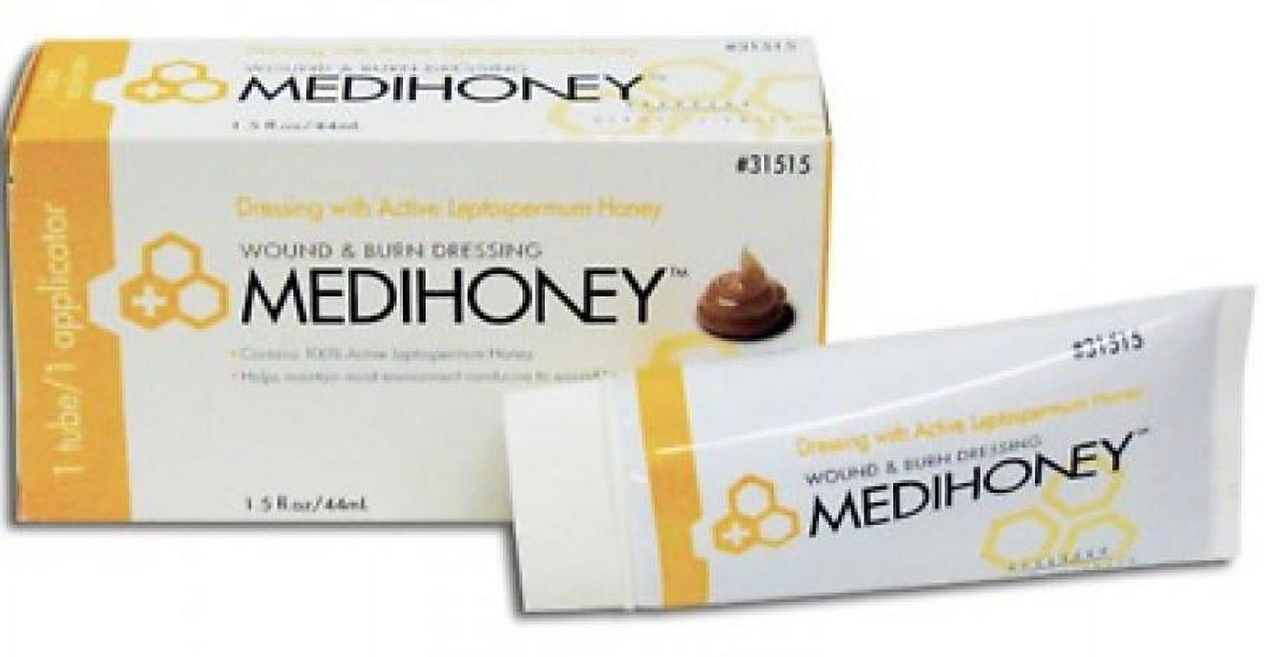 MEDIHONEY Wound Dressing Paste, Skin Care, 1.5oz Tube, Sterile, 12 ...