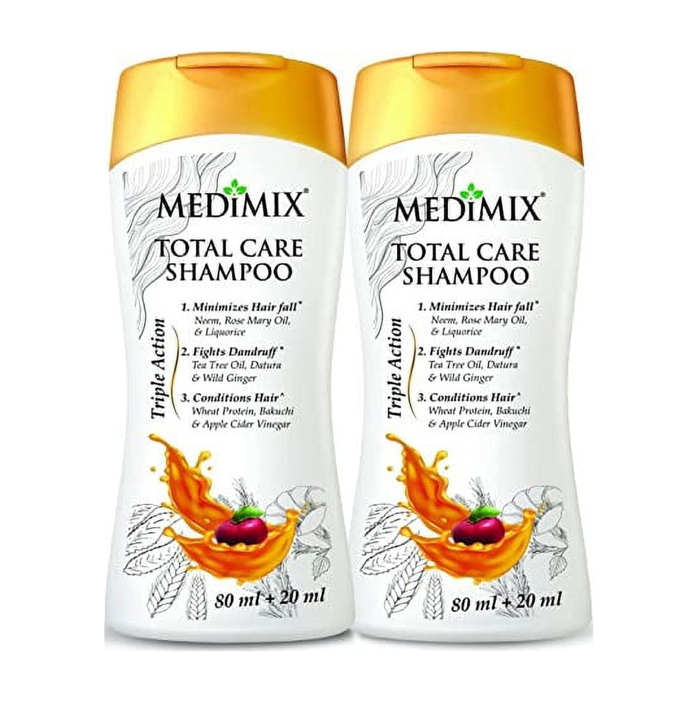 MEDIMIX Total Care Shampoo 100ml ,Pack Of 2 - Walmart Business Supplies