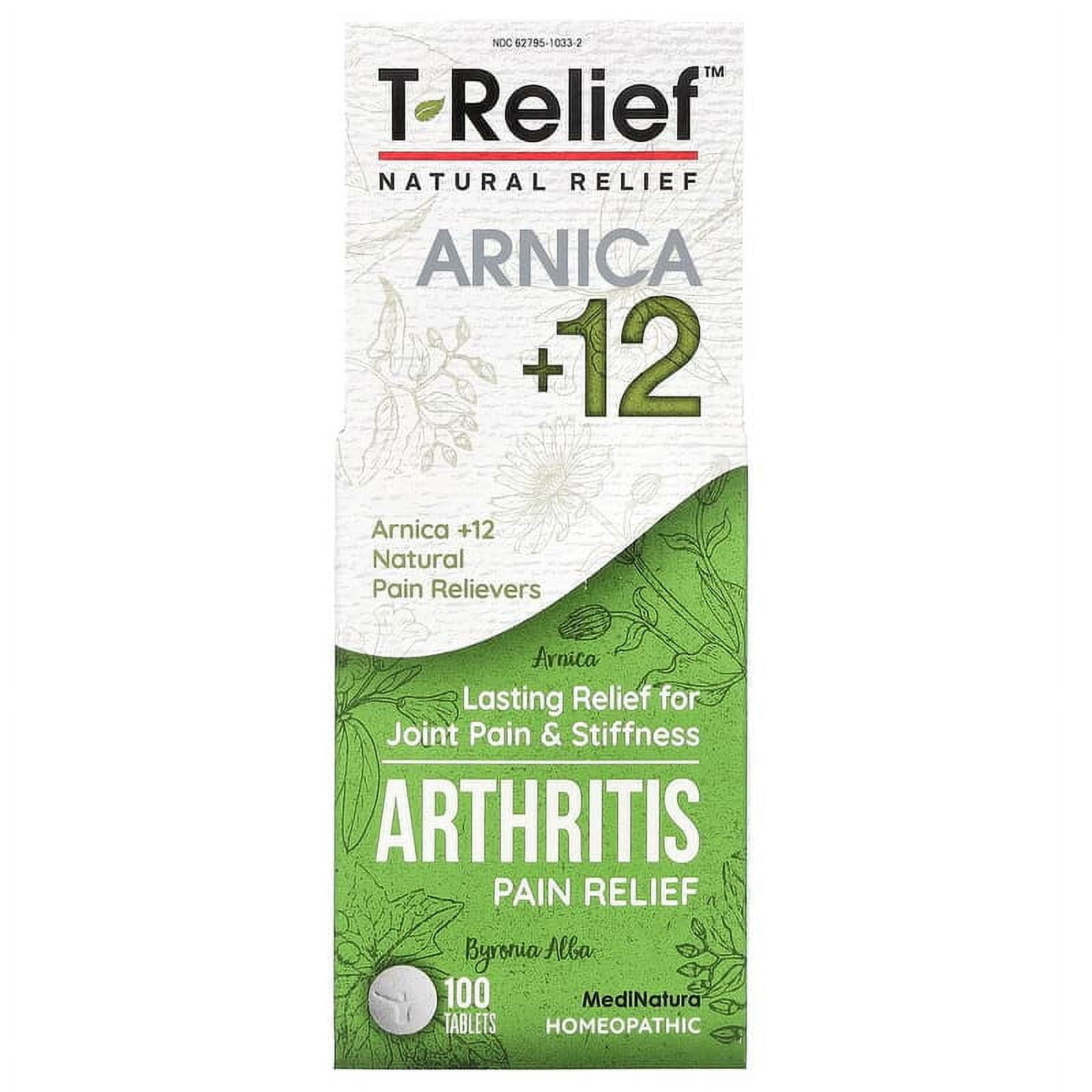MEDINATURA T-Relief Arthritis Tablets 100 TAB - Walmart.com