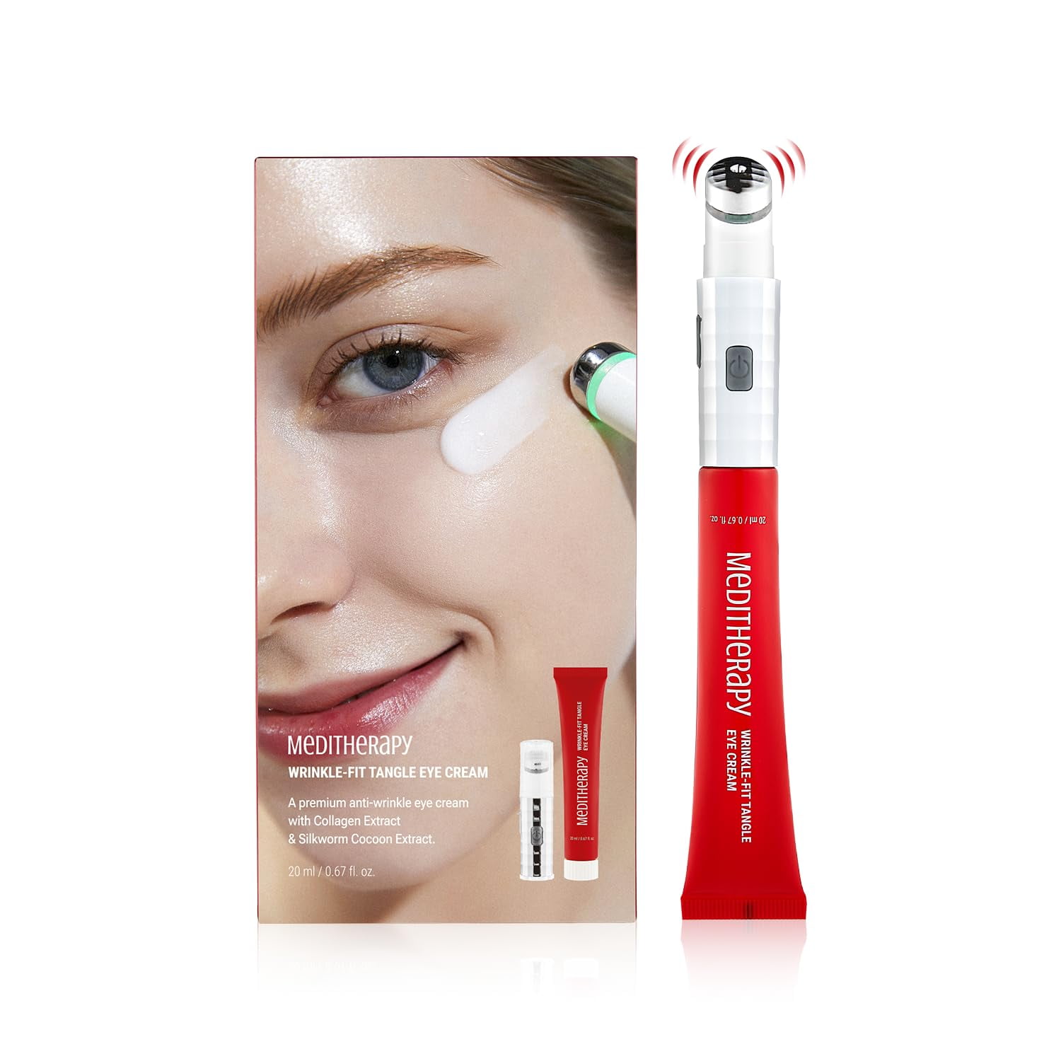 MEDITHERAPY Wrinkle-fit Tangle Eye TMA3 Cream, Chargable Device Tip ...