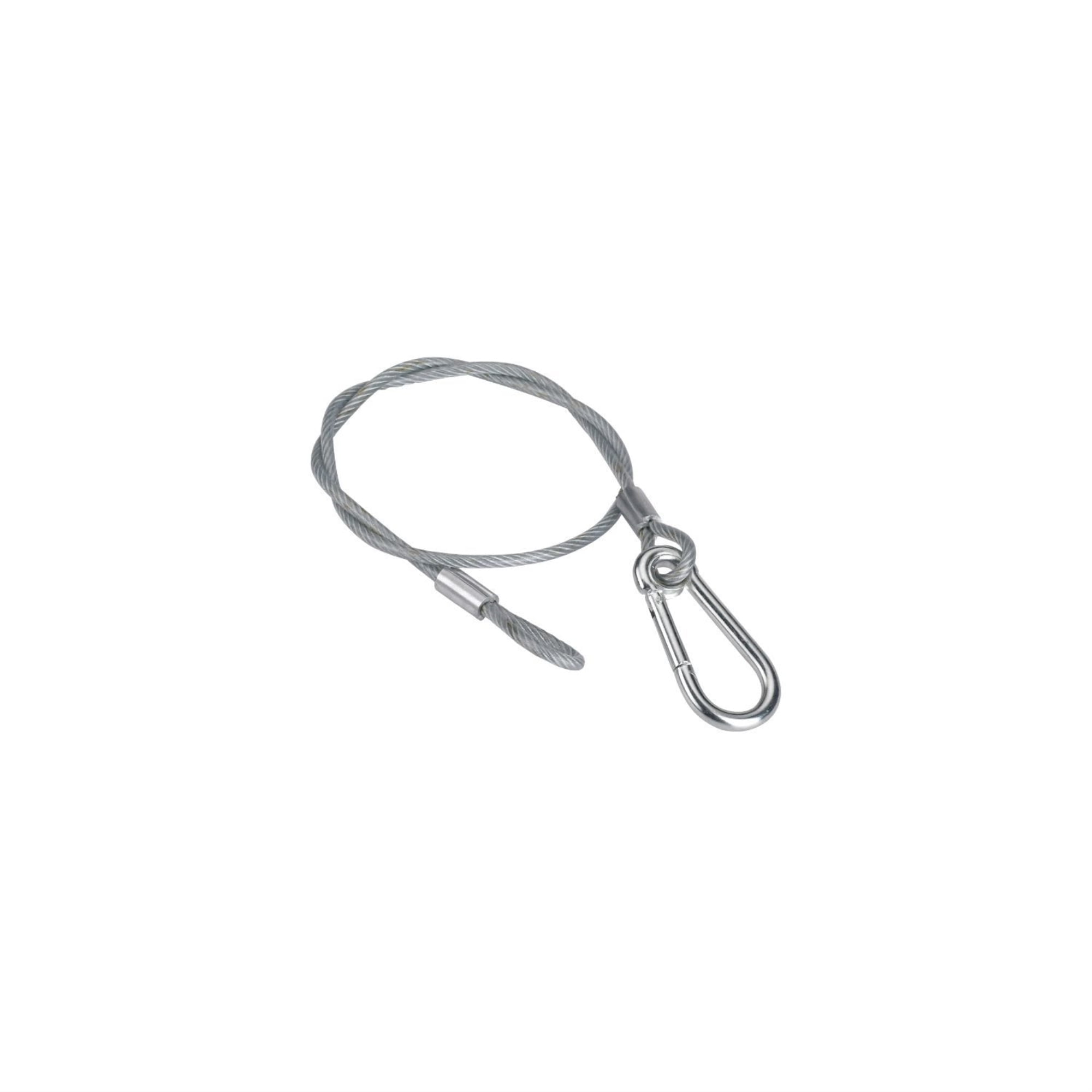 MEDIUM-DUTY SAFETY CABLE, 30" LONG WITH STANDARD SIZE SPRING HOOK ...