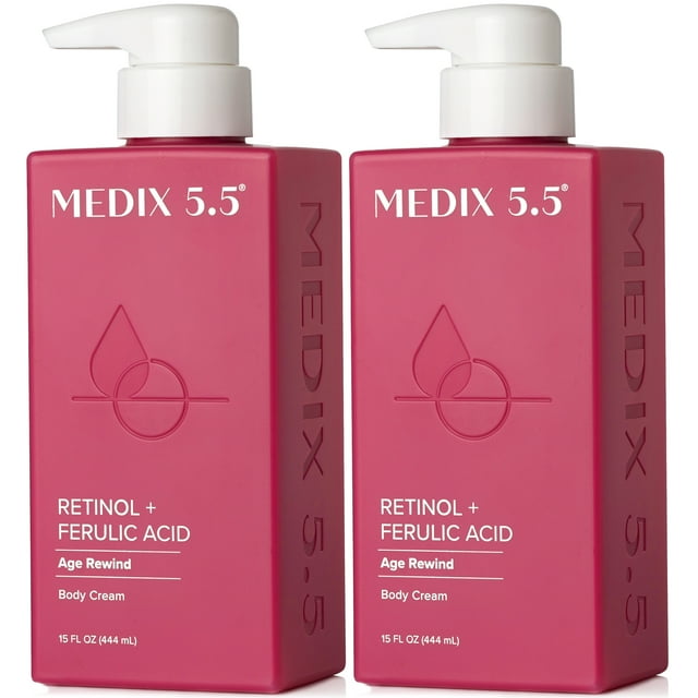 MEDIX 5.5 Retinol + Ferulic Acid Dark Spots Brightening Body Cream 15 ...