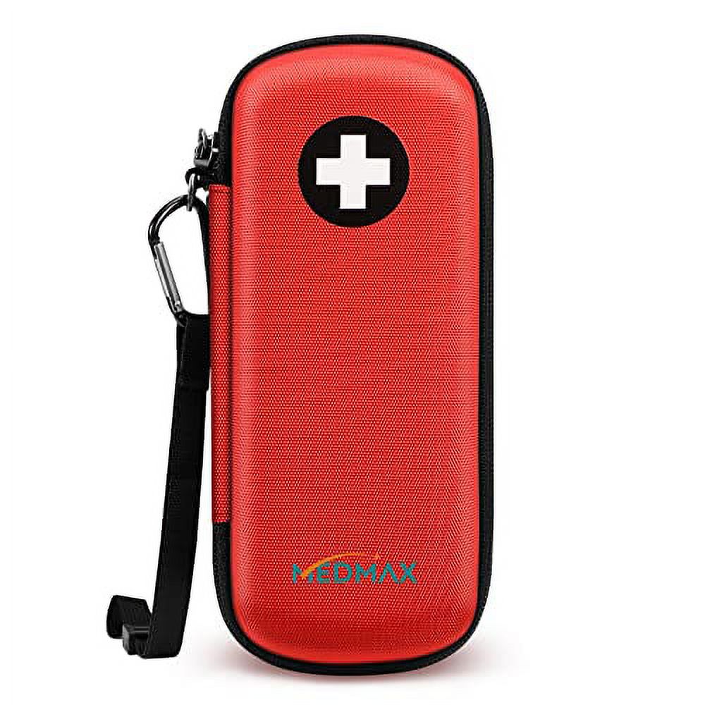 MEDMAX Epipen Medical Carrying Case, Hard Shell EVA Shock Absorption ...