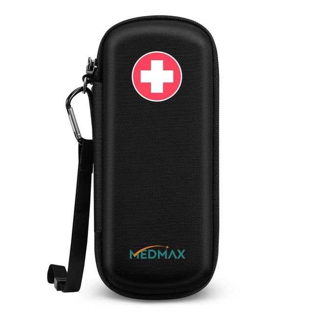 MEDMAX EVA Epipen Medical Carrying Case, Hard Shell Shock Absorption ...