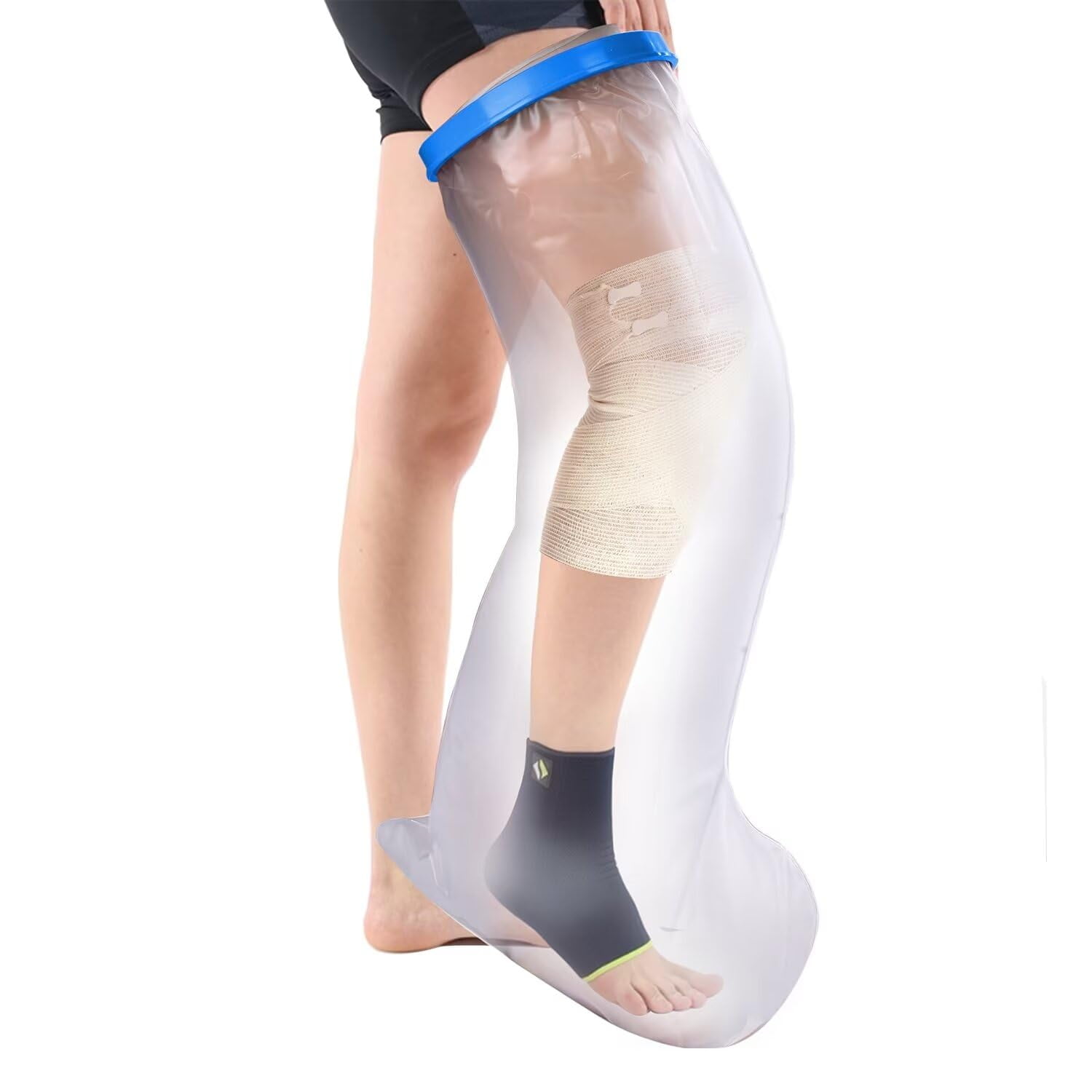 MEDOTS Blue Adult Full Leg Cover Protector for Shower Reusable 100% ...